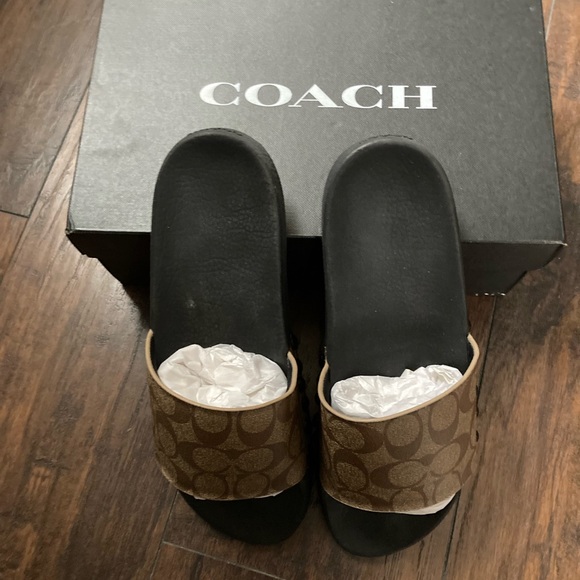 Coach | Shoes | Coach Slides With Studs | Poshmark